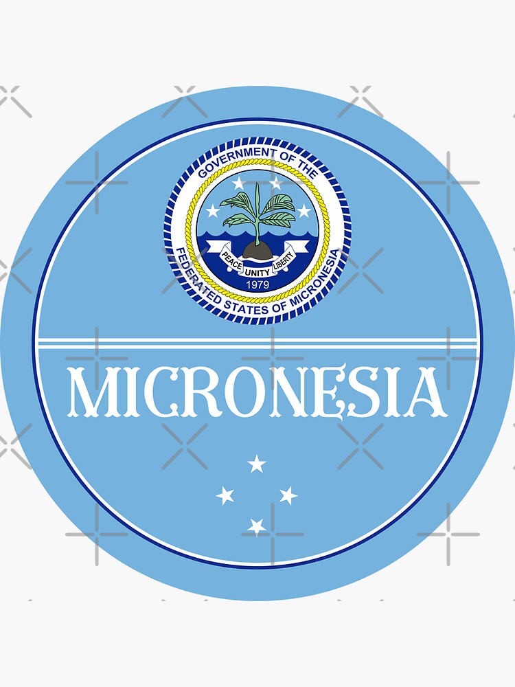 "My Micronesian Identity" Sticker for Sale by FedSherDesign | Redbubble