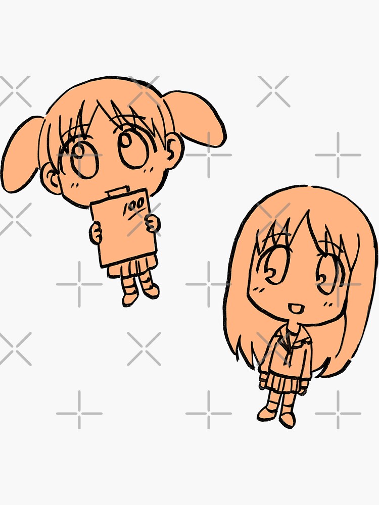 "I draw chibi osaka and chiyo chan / azumanga daioh" Sticker for Sale ...