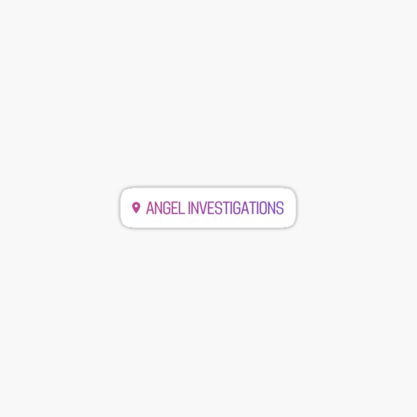"Angel the Series - Location Angel Investigations" Sticker for Sale by ...
