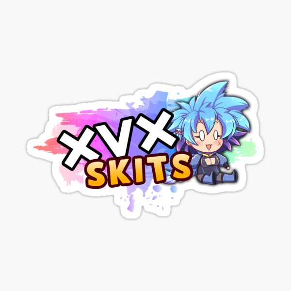 "XVX Skits logo (2022)" Sticker for Sale by Spideyhog | Redbubble