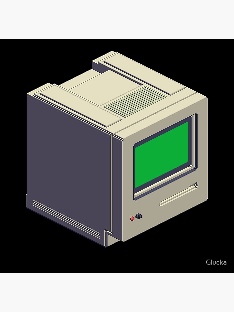 "Retro personal computer 80s vintage 8 bit design" Poster for Sale by ...