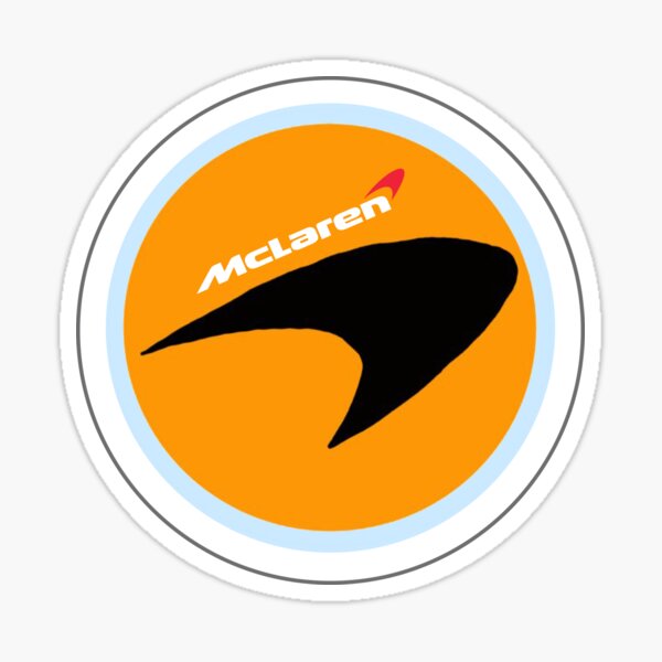 "Mclaren logo stickers " Sticker for Sale by destinyfeels | Redbubble