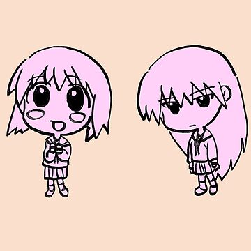 "I draw chibi kaorin and sakaki / azumanga daioh" Sticker for Sale by ...