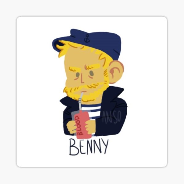 Benny Lafitte Stickers | Redbubble