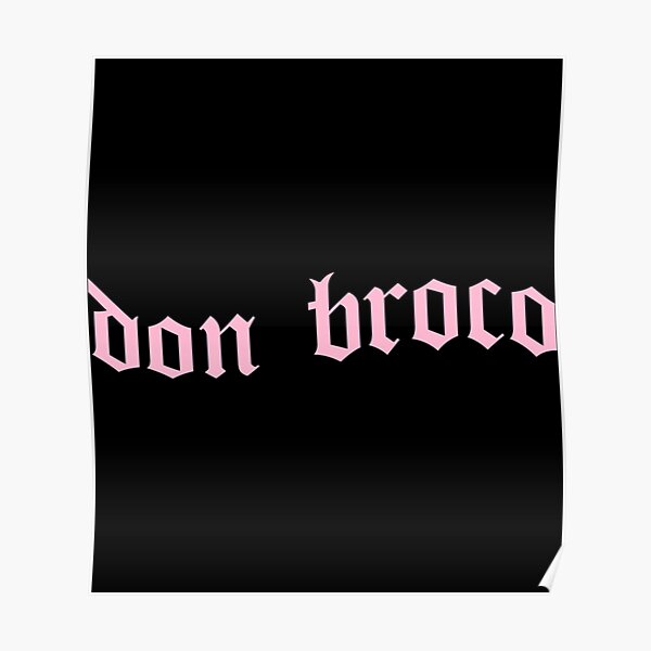 Don Broco Warped Technology Logo Poster For Sale By Isobelmatthe Redbubble