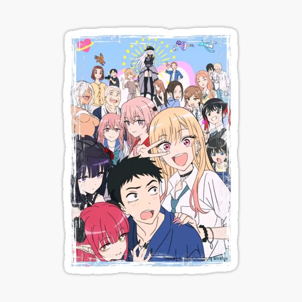 "Gifts Men Anime Kitagawa Manga Marin Graphic Fan" Sticker for Sale by ...