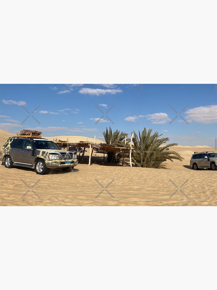 "Car parking in the desert " Sticker for Sale by ahmedabdelbaset ...