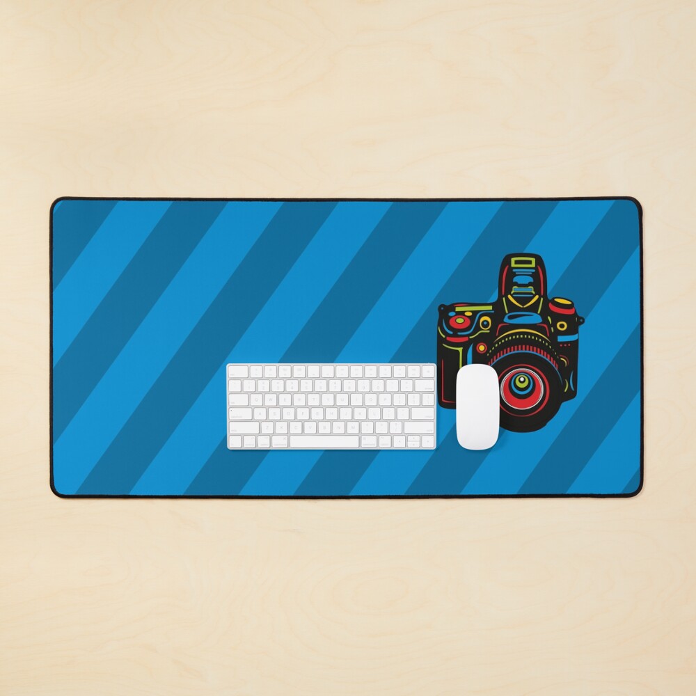 "Black Camera on blue background" Sticker for Sale by XOOXOO | Redbubble