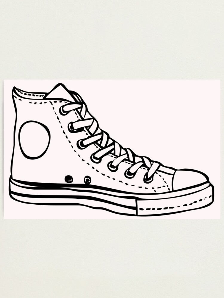 How To Draw A Converse Really Easy Drawing Tutorial, 48% OFF