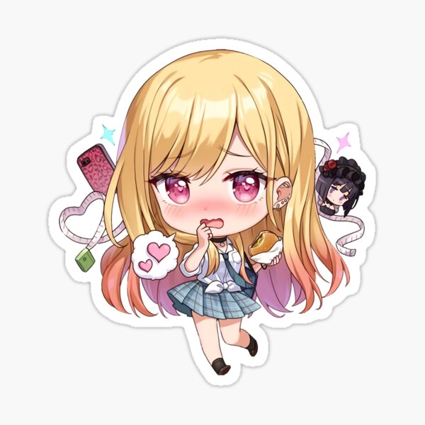 "Great Model Anime Kitagawa Manga Marin Gifts Movie Fans" Sticker for ...
