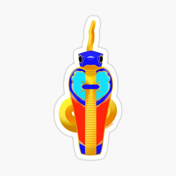 "Snake Uraeus ancient Egypt" Sticker for Sale by Hungold | Redbubble