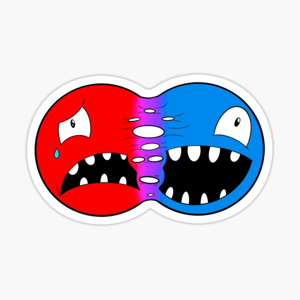 "Happy Sad" Sticker for Sale by LilCoqui | Redbubble