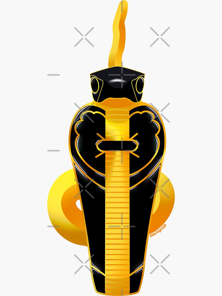 "Cobra Uraeus ancient Egypt" Sticker for Sale by Hungold | Redbubble