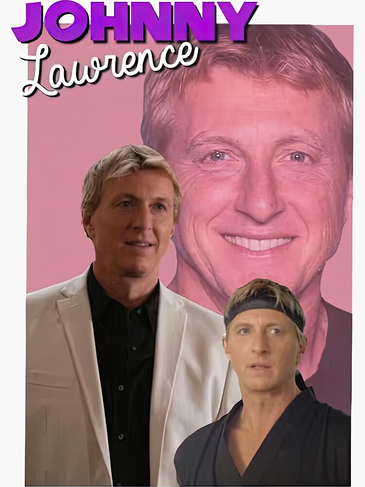 "Johnny Lawrence Funny Cringe" Sticker for Sale by MichelleHLW | Redbubble