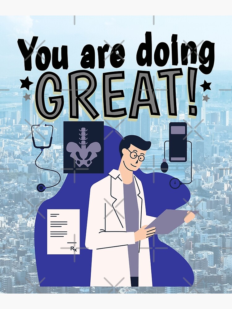 "The Doctors does a great job" Poster for Sale by Menna26222 | Redbubble