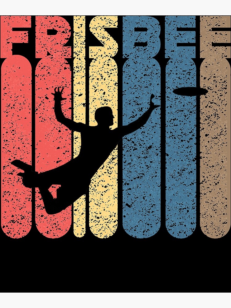 "Ultimate frisbee vintage retro sport" Poster for Sale by MaloneAnne ...