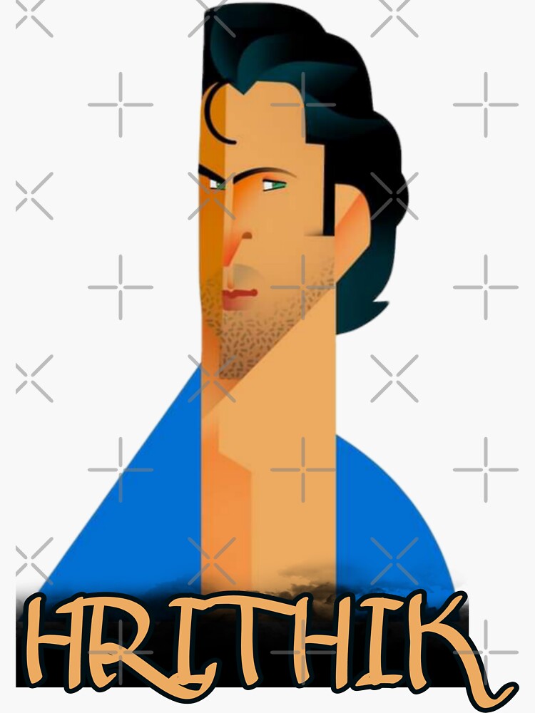 "hrithik roshan old look" Sticker for Sale by midnblog | Redbubble
