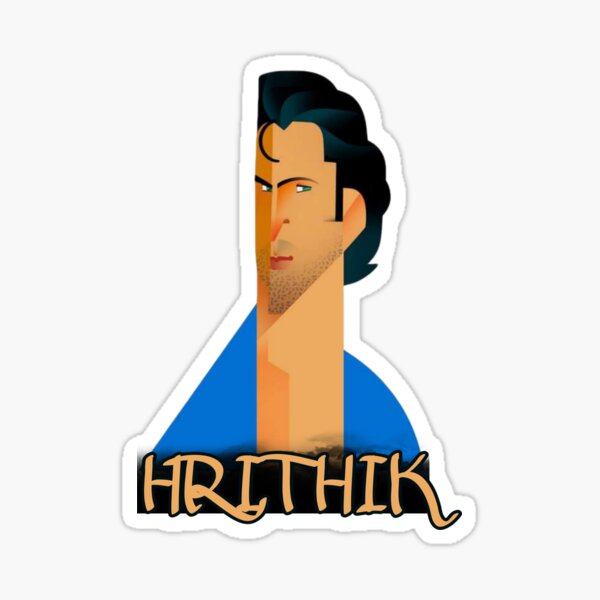 "hrithik roshan old look" Sticker for Sale by midnblog | Redbubble