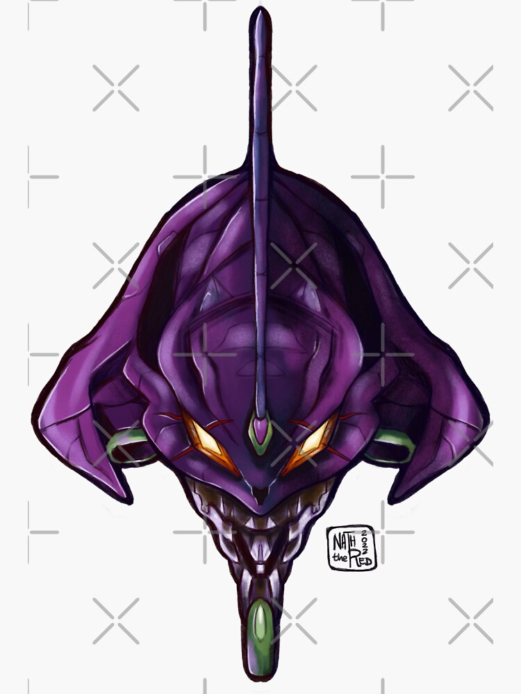 "Neon genesis evangelion - eva 01 shinji ikari" Sticker for Sale by Nat ...