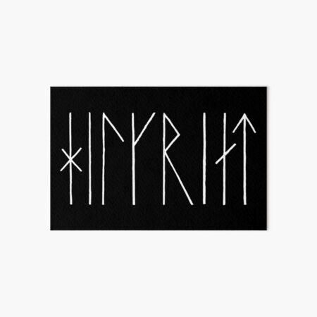 "The Gates Of Hel (Norse Runes)" Art Board Print for Sale by ...