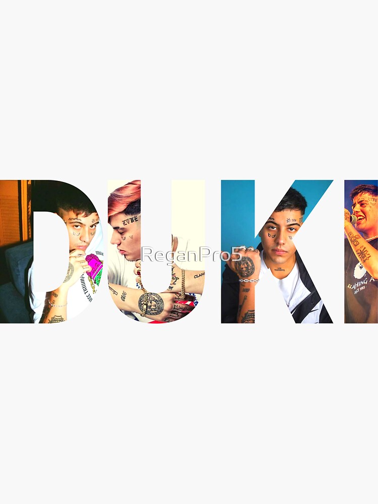 "Duki classic t shirt | Duki sticker" Sticker for Sale by ReganPro5 ...