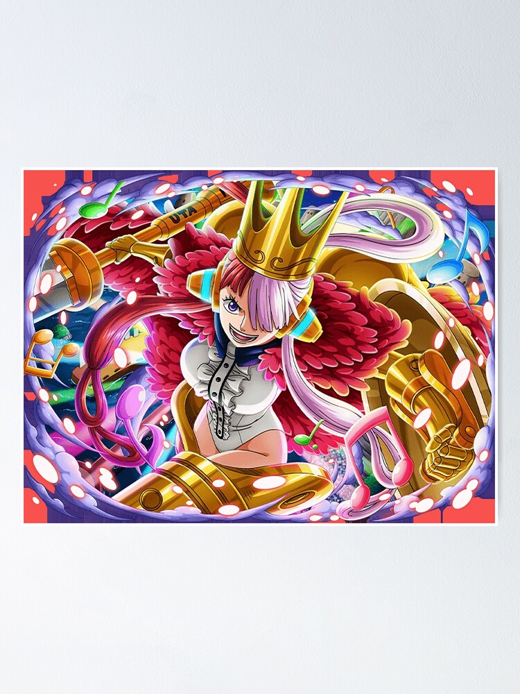 "Uta - One piece film red" Poster for Sale by Two-Piece | Redbubble
