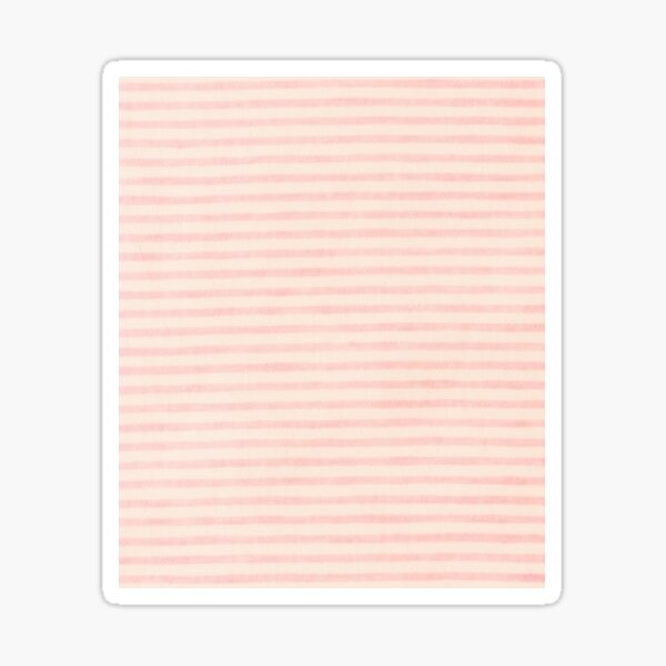 "Cute pink horizontal stripes top design" Sticker for Sale by ...