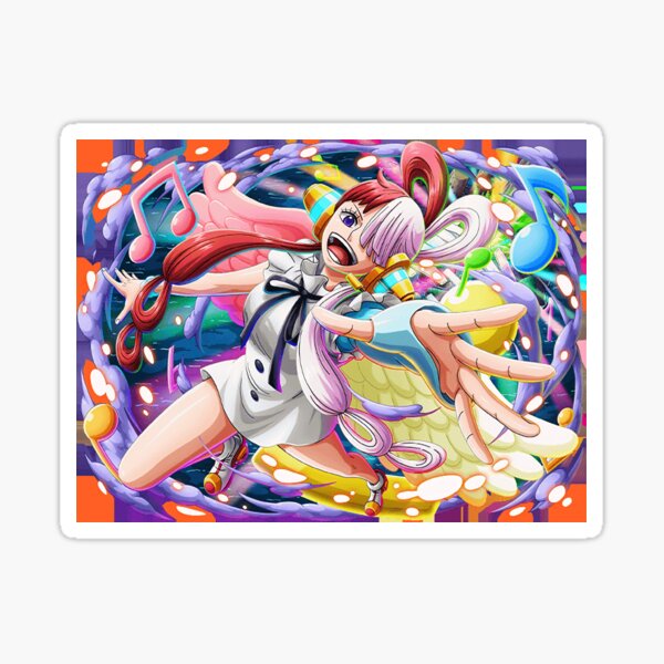 "Uta - one piece film red" Sticker for Sale by Two-Piece | Redbubble
