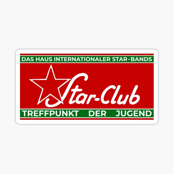 "Star Club Hamburg Live Rock" Sticker for Sale by fomodesigns | Redbubble