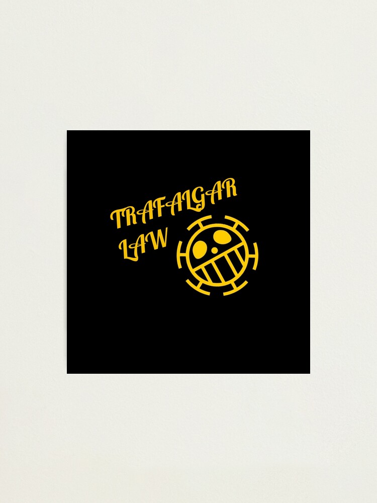 "trafalgar logo" Photographic Print for Sale by youranimeworld | Redbubble