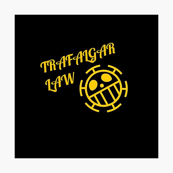 "trafalgar logo" Photographic Print for Sale by youranimeworld | Redbubble