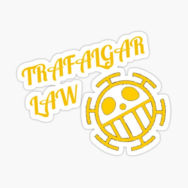 "trafalgar logo" Sticker for Sale by youranimeworld | Redbubble
