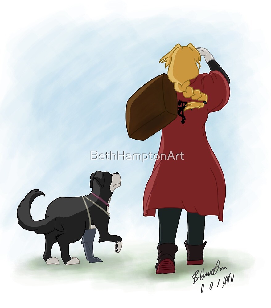 "FMA - Ed and Den" by BethHamptonArt | Redbubble