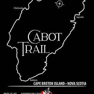 T-shirt essentiel for Sale avec l'œuvre « Cabot Trail Cape Breton ...