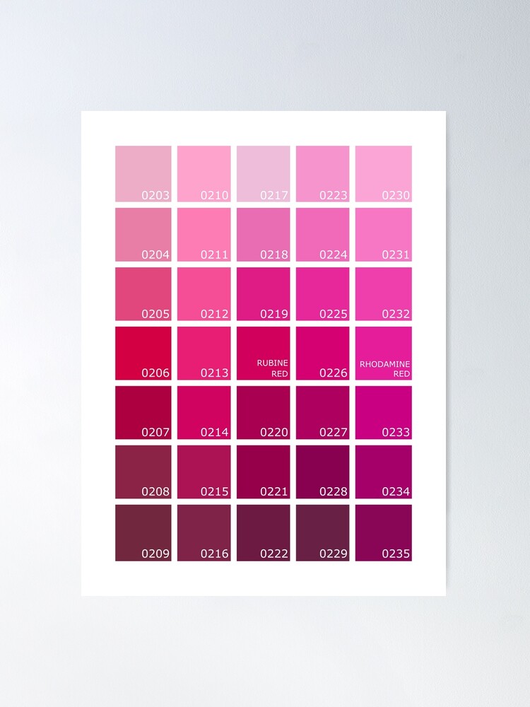 Pantone Pink Color Chart Pantone Names Two Colours Of The Year For
