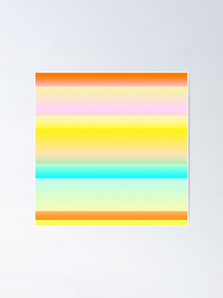"Sunny color palette | Sunny color combination" Poster for Sale by ...