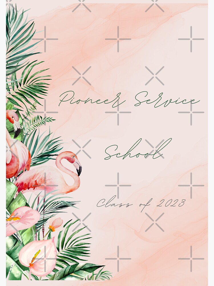 Pegatina «Clase de la escuela de servicio pionero de 2023 Jw Creative» de Stylebble | Redbubble