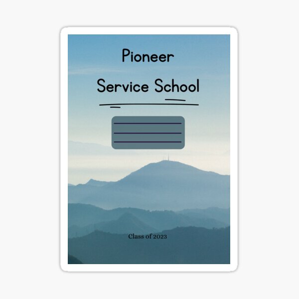 "JW Gift Pioneer Service School Class of 2023 Jw Artist" Sticker for ...