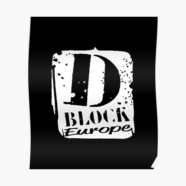 "Logo D-Block Europe " Poster for Sale by RAPORI | Redbubble