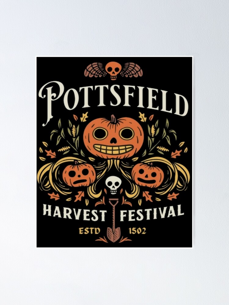 "pottsfield harvest festival Don your vegetables" Poster for Sale by ...