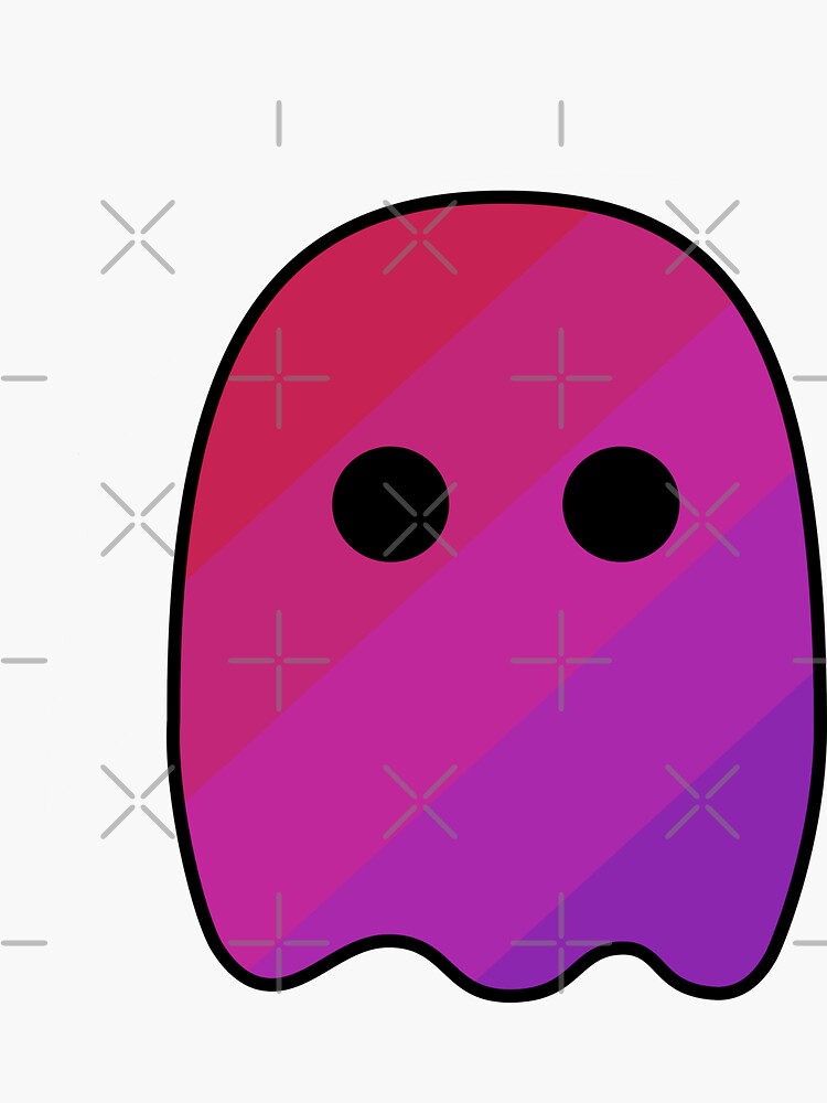 "Aceflux pride ghost" Sticker for Sale by lunyssa | Redbubble