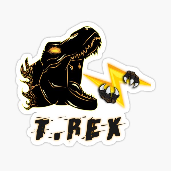 "amazing great classicT-shirt,Dinosaur T-Rex energy " Sticker for Sale ...