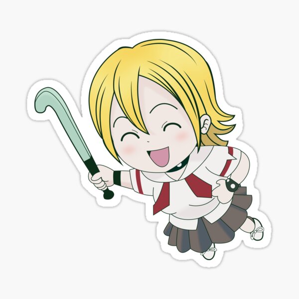 "Himeko SKET Dance Chibi" Sticker for Sale by pyrophernalia | Redbubble