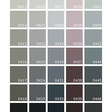 "Shades of Grey Pantone" Sticker for Sale by rogue-design | Redbubble