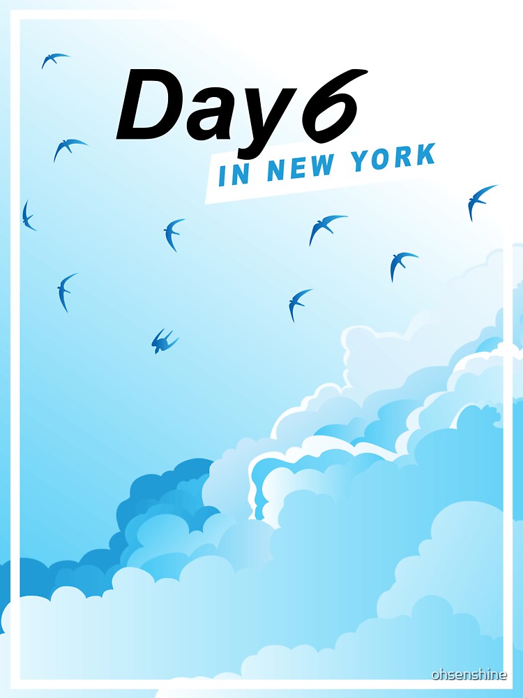 "DAY6 LIVE & MEET IN NEW YORK LOGO" Sticker by ohsenshine | Redbubble