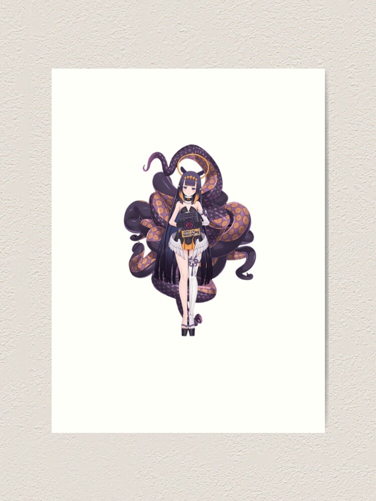 "Ninomae Inanis Ina'nis Peeker Hololive Tentacle girl" Art Print for ...