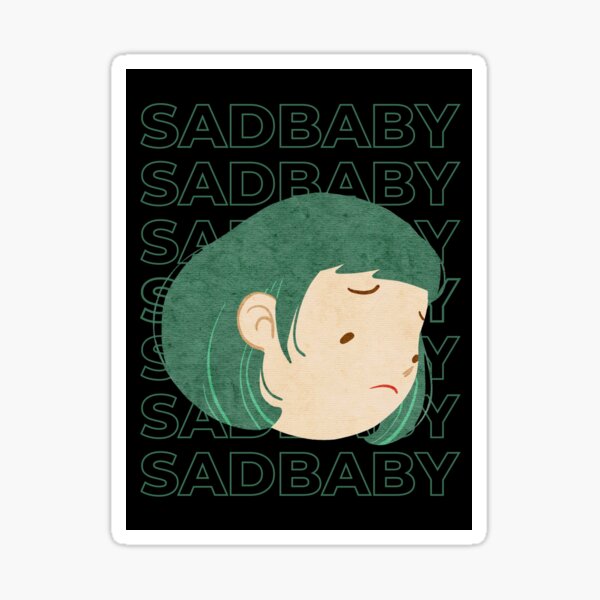 "Sad Baby" Sticker for Sale by tigerbrew | Redbubble
