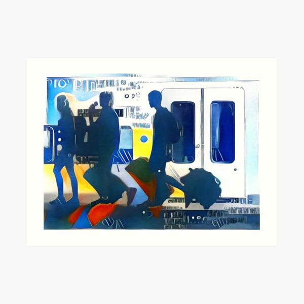 "Intercity " Art Print for Sale by Escarpatte | Redbubble