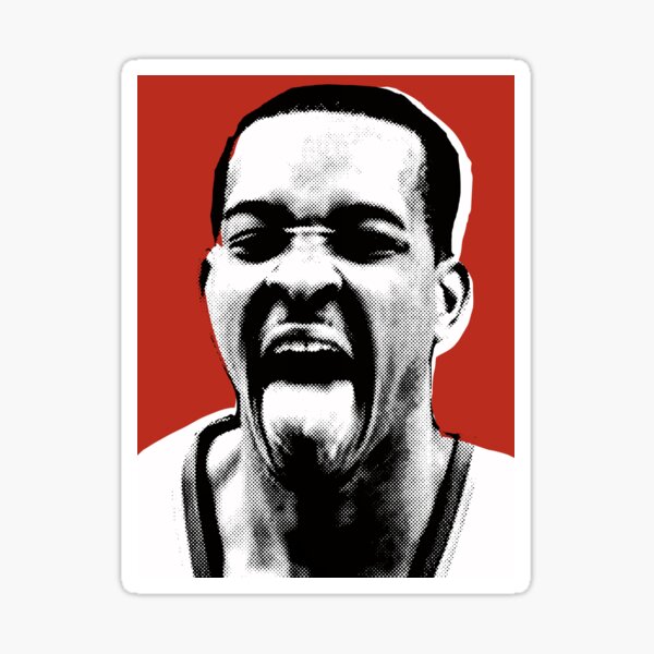 "CJ" Sticker by ohmygodsogood | Redbubble