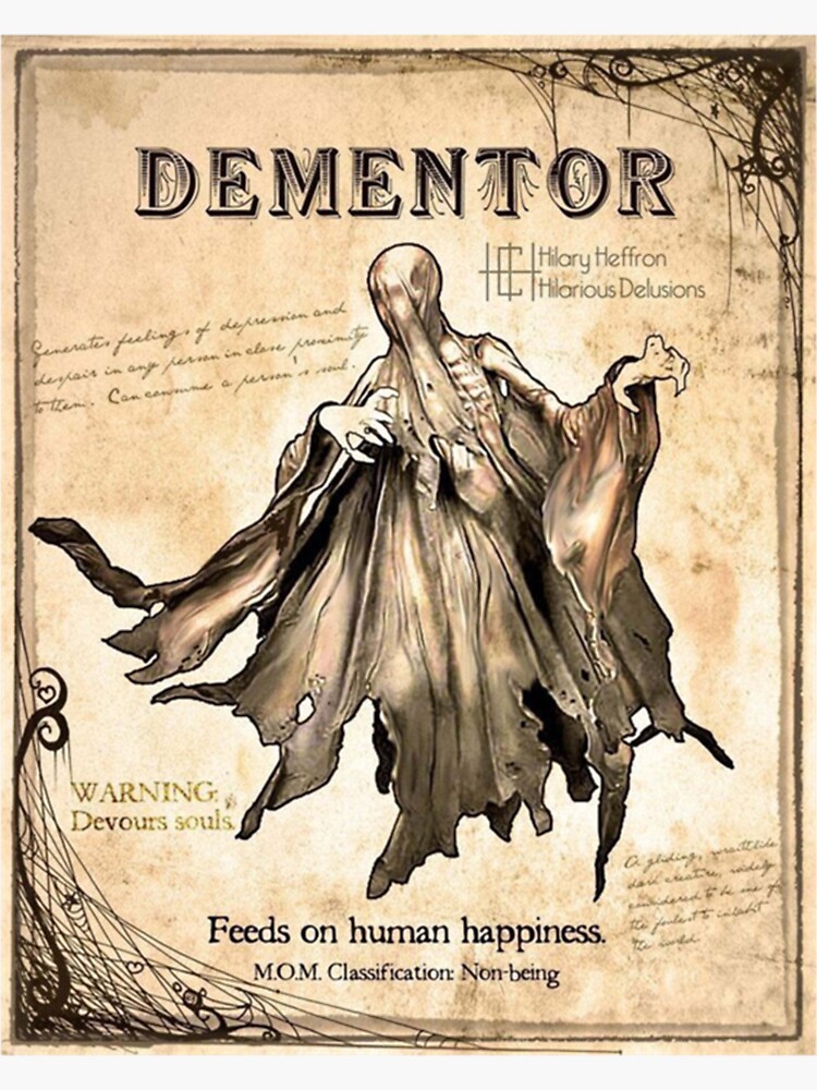 "Aesthetic dementors the ghost " Sticker for Sale by OliviaMinuss ...